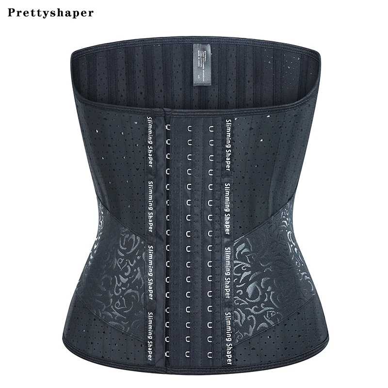 Women Waist Trainer Latex Body Shaper Sportts High Waist Girdle Tight ...