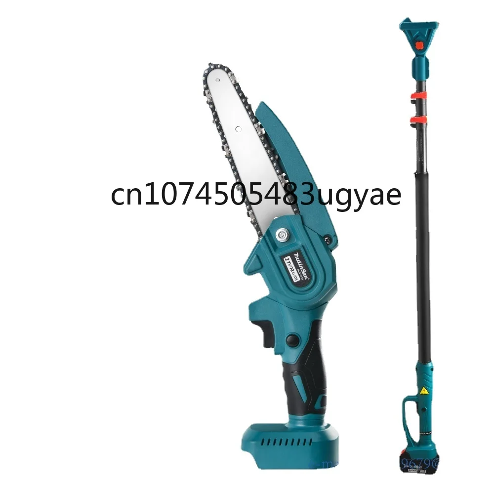 21V-Wood-Trimmer-6-inch-Chain-Saw-Extension-Rod-Cutting-Power ...
