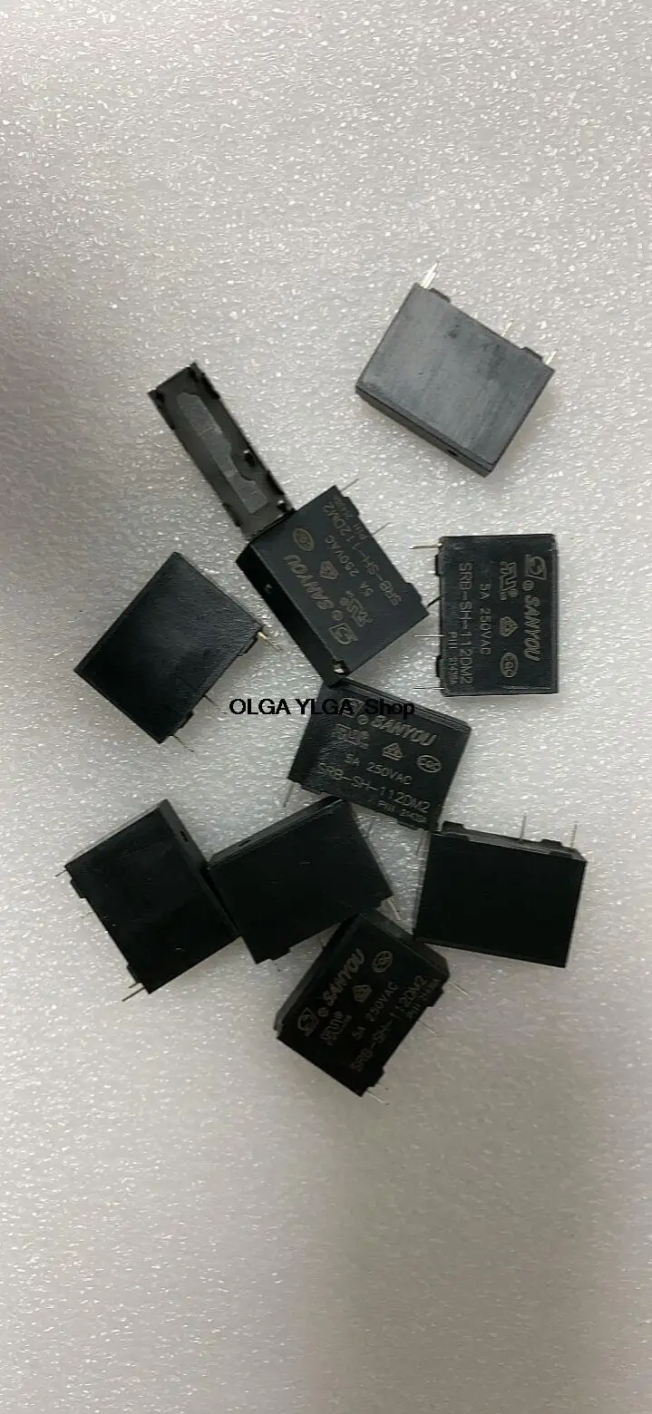 10PCS -1lot Original SRB-SH-112DM1= SRB-SH-112DM2 same as HF46F 012-HS1 PCJ-112D3M/SRB-S-112DM