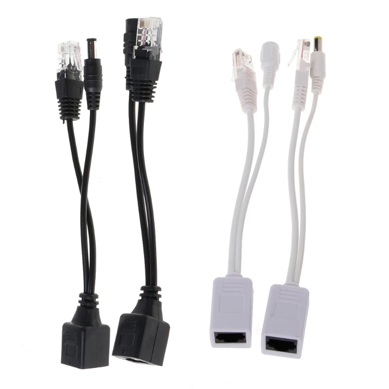 RJ45 Injector POE Splitter Adapter Cable Kit Passive Power Over ...