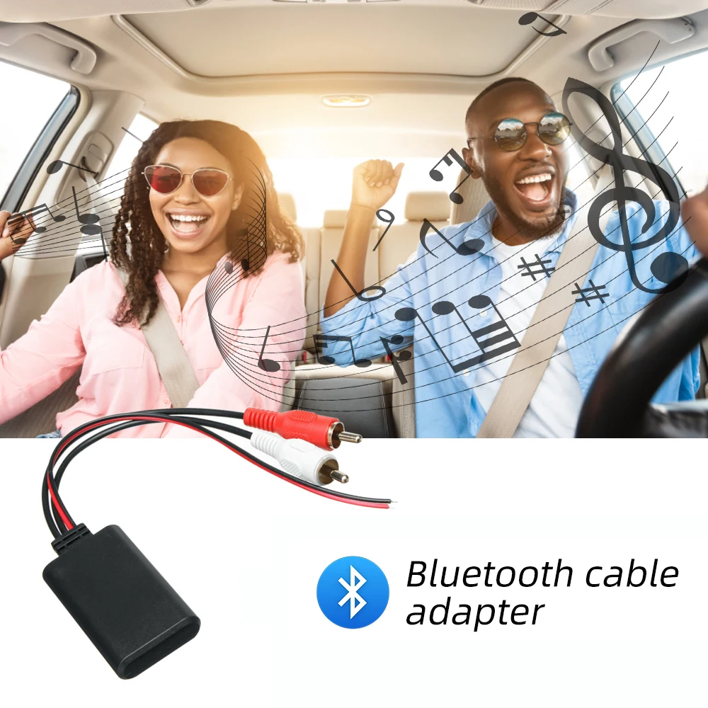Generic Car Wireless Bluetooth Receiver Module Aux Adapter Hifi Sound ...