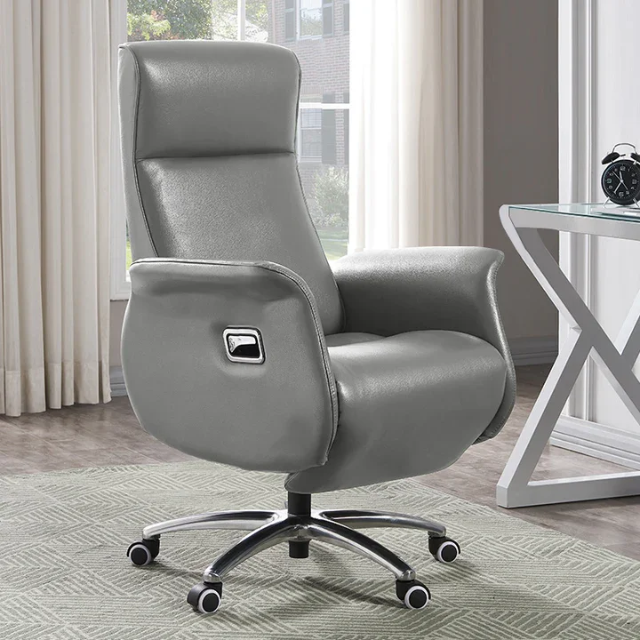Kinnls-Aileen-Office-Chair-Backrest-Cowhide-Leather-Chair-Fully ...