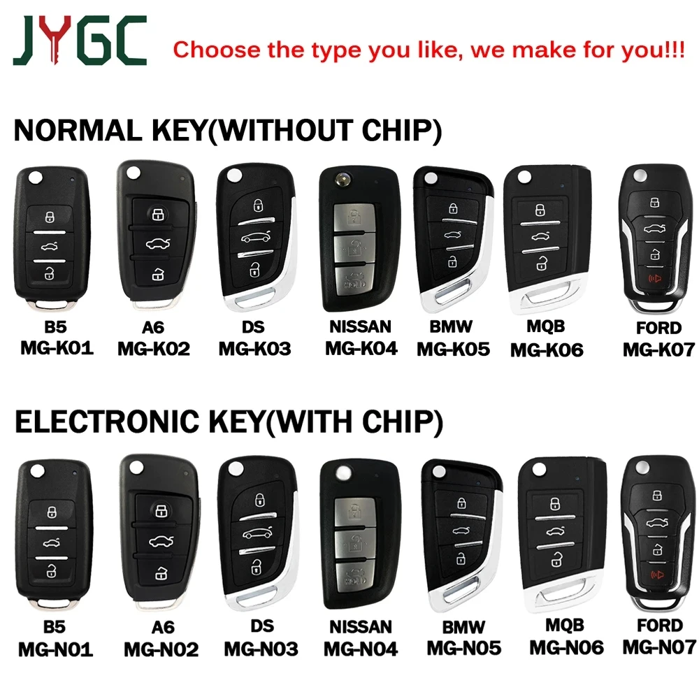 JYGC JMD Remote Normal or Electronic Key MG K01/02/03/04/05/06/07 MG ...
