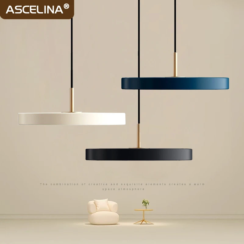 Modern-LED-Pendant-Light-Study-Disc-23-50cm-Indoor-Decor-Hanging-Lamp ...