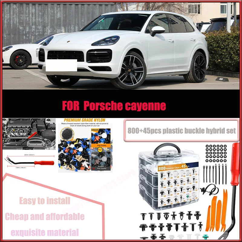 For Porsche cayenne Ford Audi Toyota Car Plastic Retainer Clips Kit 800 ...