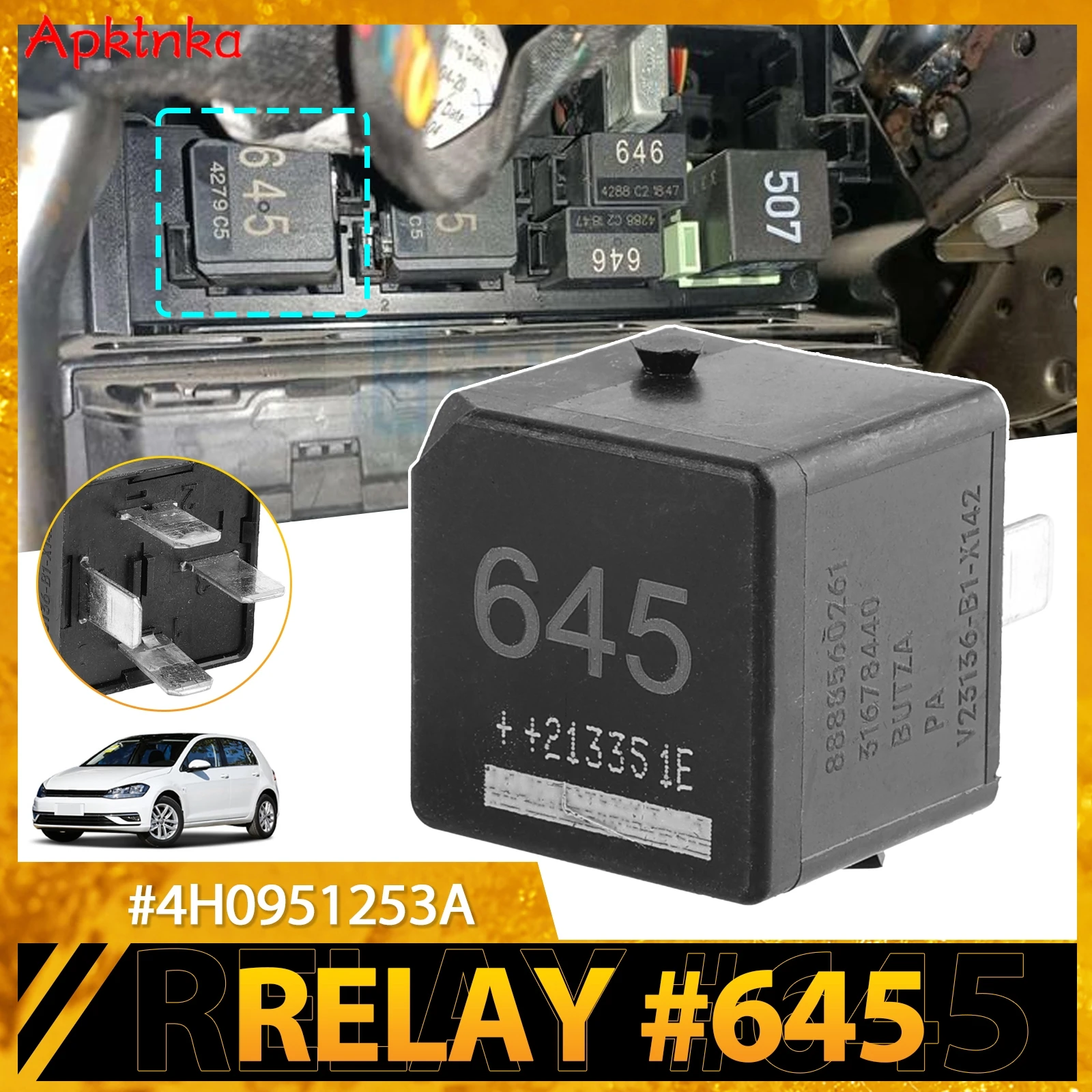 Air-Suspension-Compressor-Pump-Relay-For-Audi-Q7-A6-C5-C6-A8-D3-Allroad ...