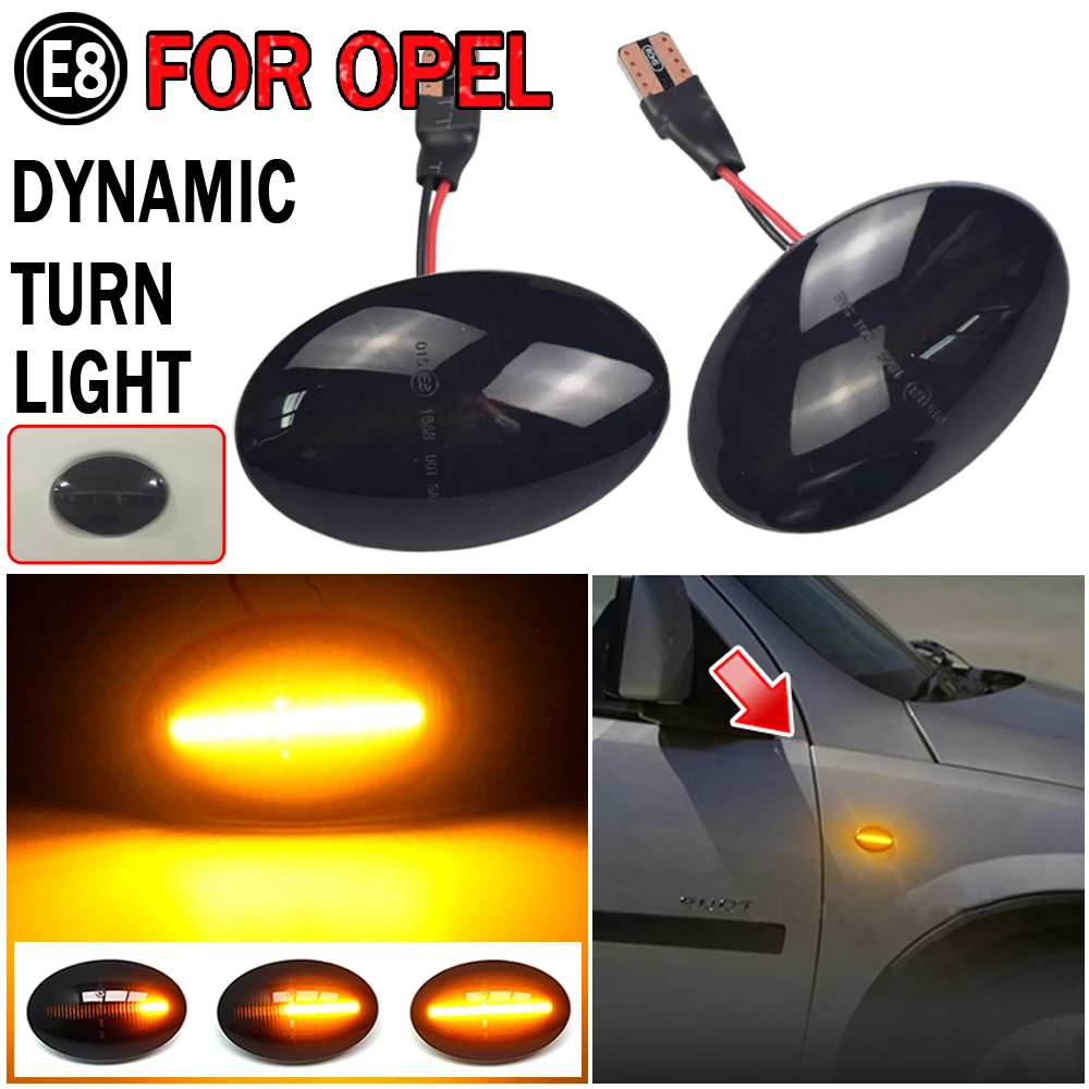 Dynamic-LED-Flashing-Turn-Signal-Side-Marker-Lamp-Car-Light-For-Opel ...