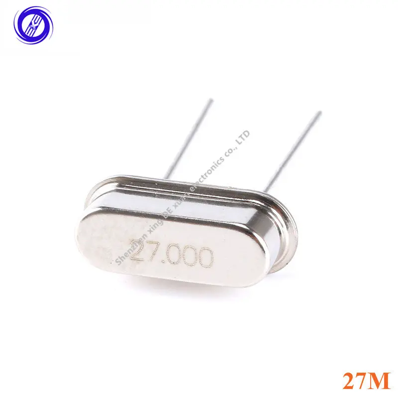 10pcs MiniPassive Quartz Crystal Resonator Oscillator HC 49S 27MHz 27 ...