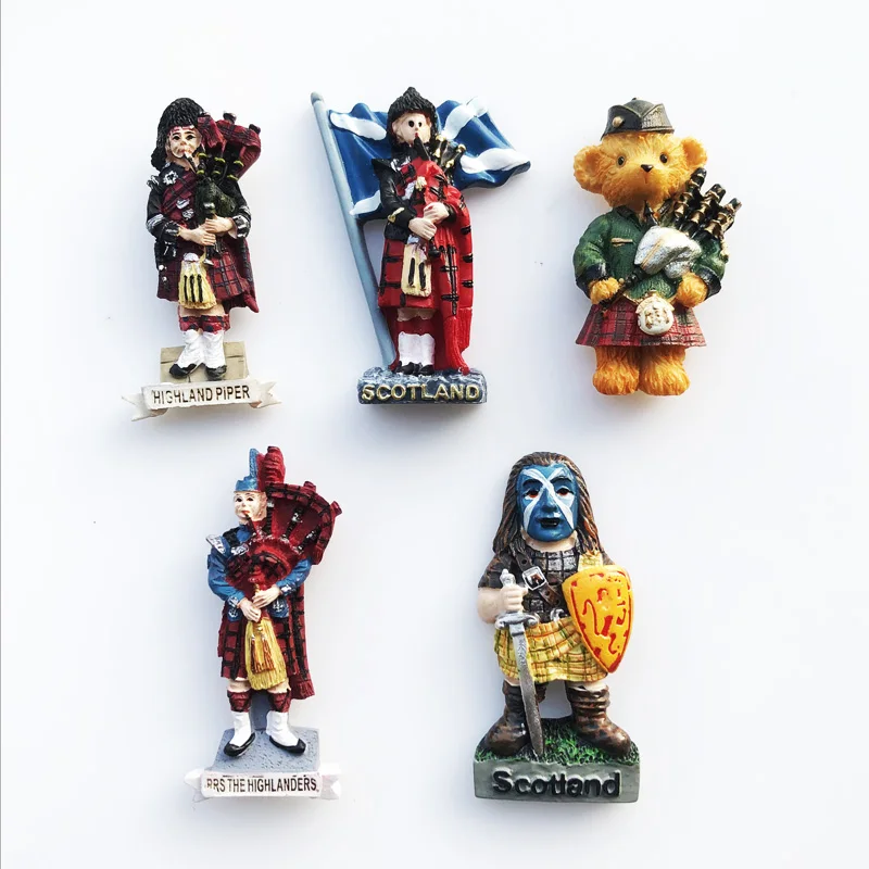 British-Scottish-Refrigerator-Stickers-magnet-Commemorative-Bagpipe ...