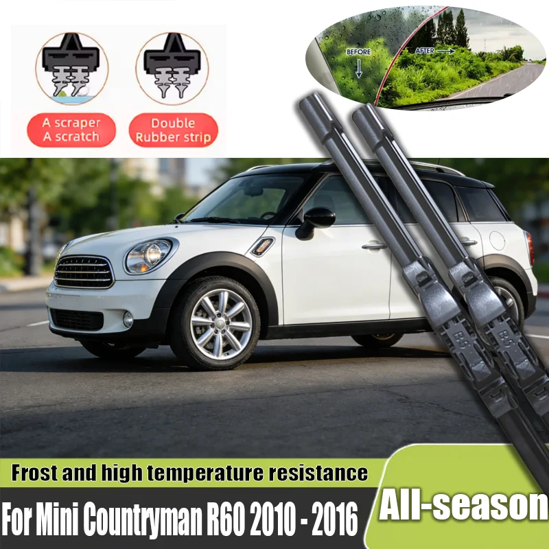 Wiper Front Wiper Blades For Mini Countryman R60 2010 - 2016 Windshield ...
