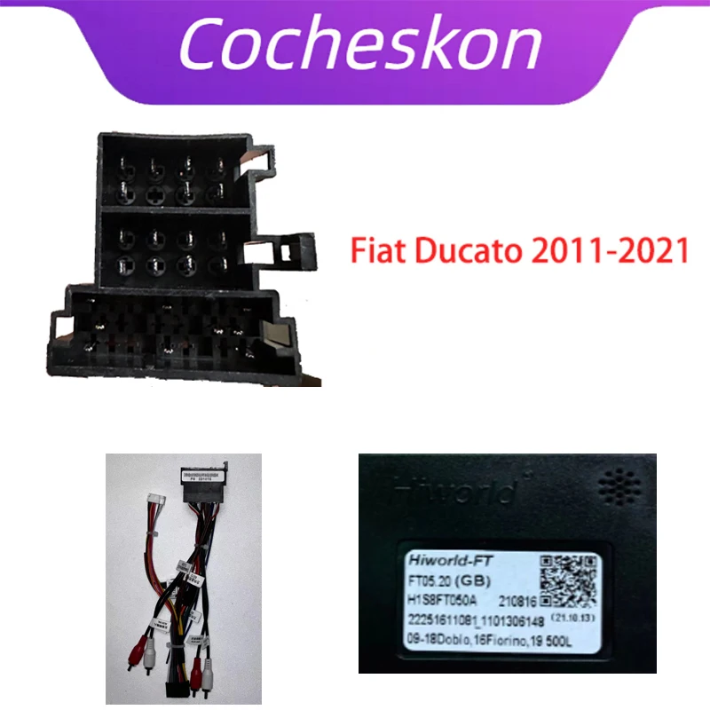 Cocheskon-Car-16pin-Wiring-Harness-Adapter-Canbus-Box-Decoder-For-Fiat ...
