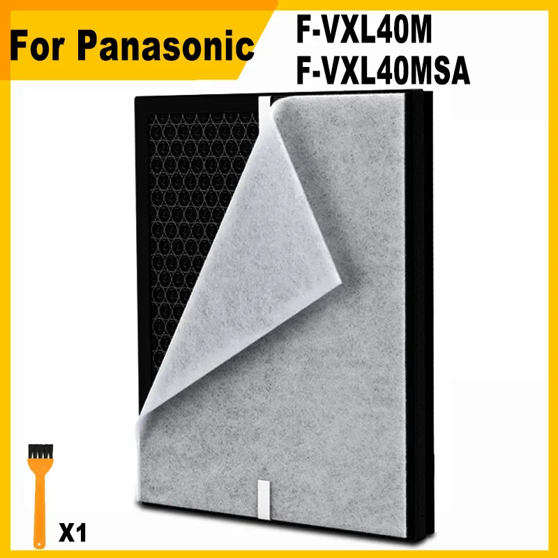 Replacement HEPA Filter and Deodorizing Carbon Filter For Panasonic Air ...