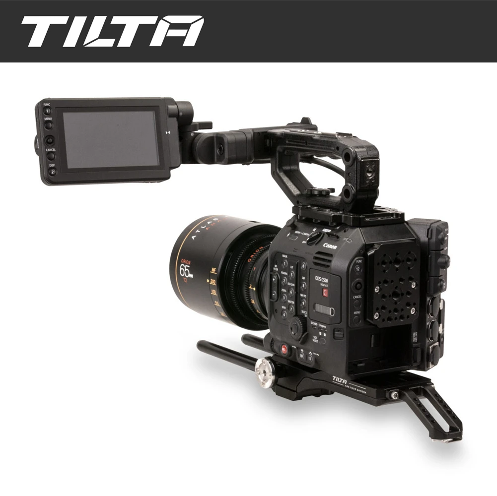 Tilta Es-t19-b-v Camera Full Cage For Canon C500 Mark Ii And C300 Mark Iii Gold / V-mount ...