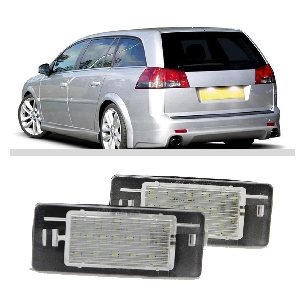 2pcs canbus Error Free LED License Number Plate Light Lamp For Opel ...