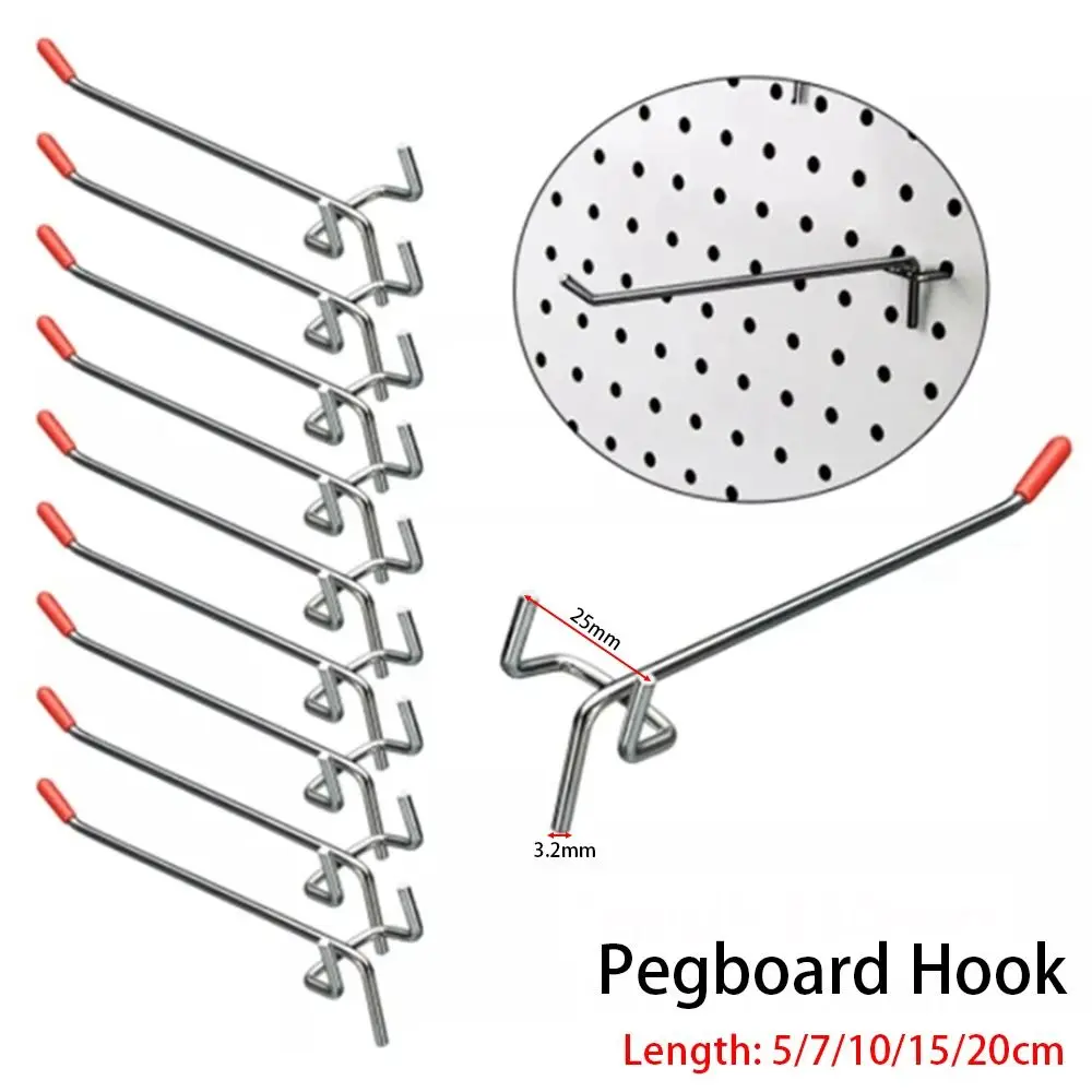 Hole Board Hook Steel Oblique Hanger Shop Good Shelf Hardware Tool ...