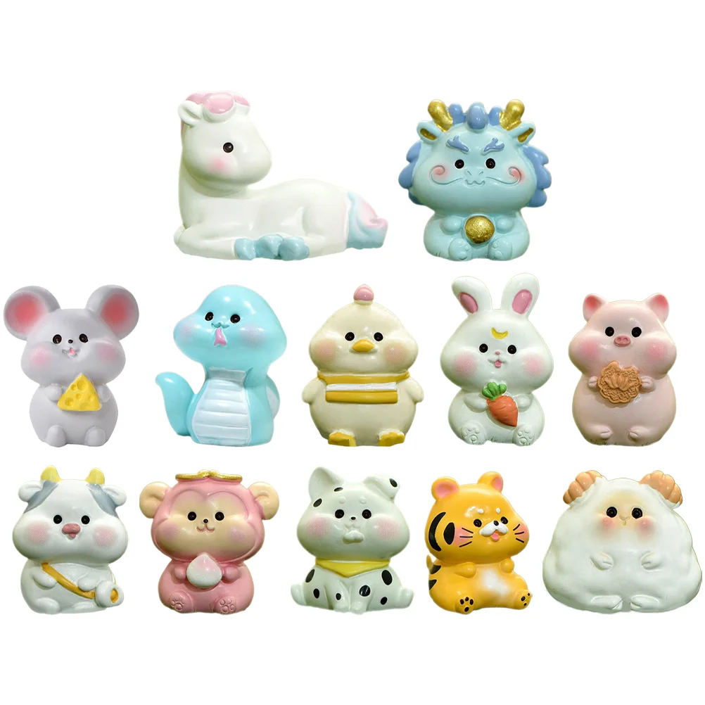 Zodiac-Animal-Miniature-Animals-Figurines-Chinese-Mini-Decoration ...