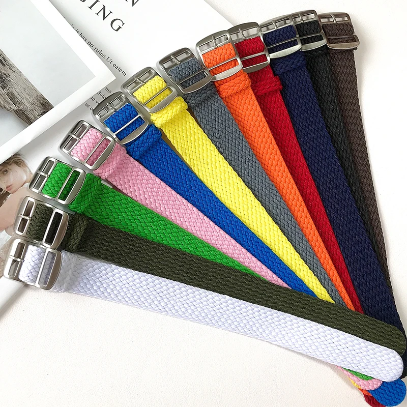 Nylon Strap For Perlon Woven Watch Band High Qualities Fashion 20mm ...