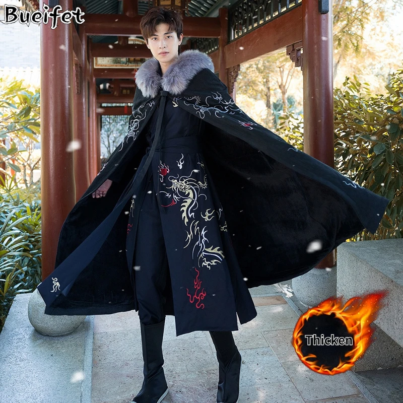 Traditional-Hanfu-Dress-Man-Chinese-Ancient-Swordsman-Clothing-Male ...