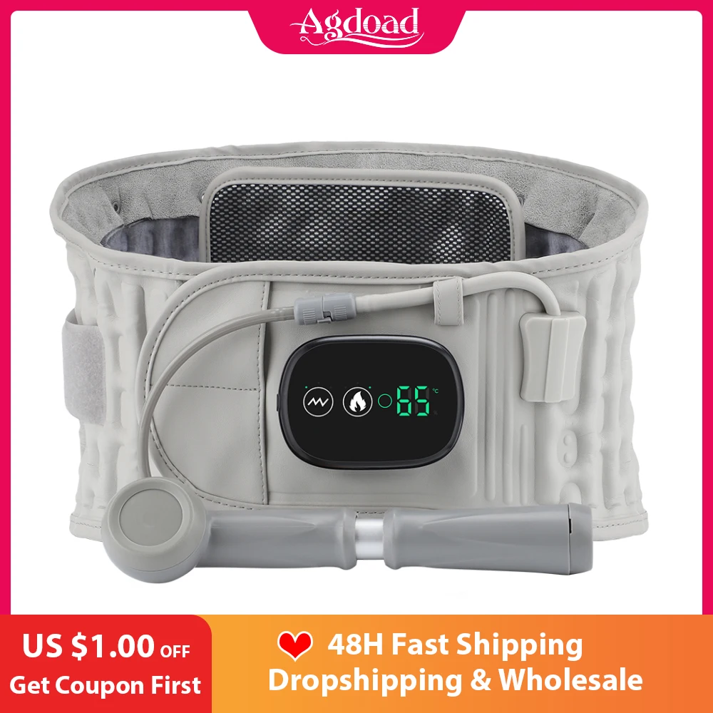 Lumbar-Traction-Device-Airbag-Inflatable-Decompression-Back-Belt-Back ...