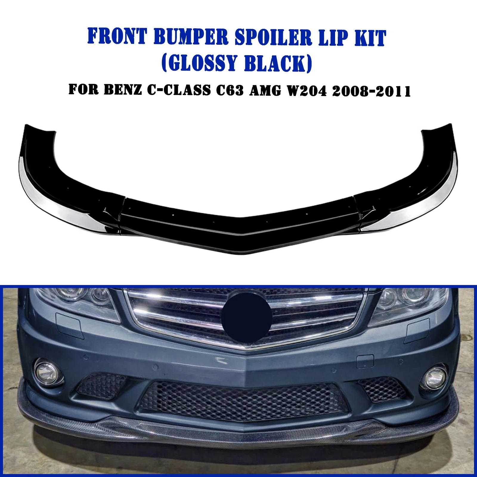 For Mercedes Benz W204 C Class Sedan C63 AMG Only 2008-2011 Front ...
