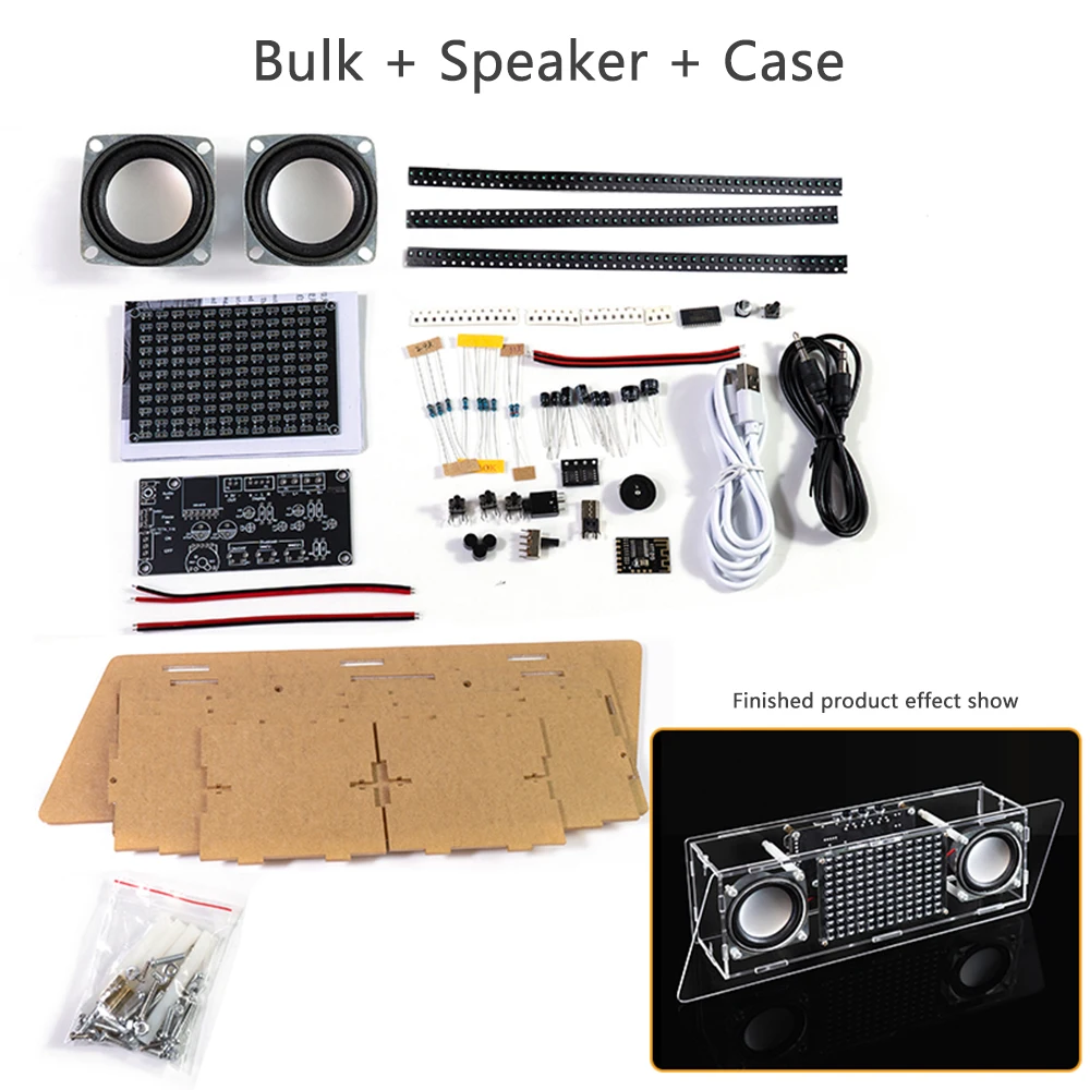 LED-music-spectrum-rhythm-light-Bluetooth-speaker-DIY-electronic-kit ...