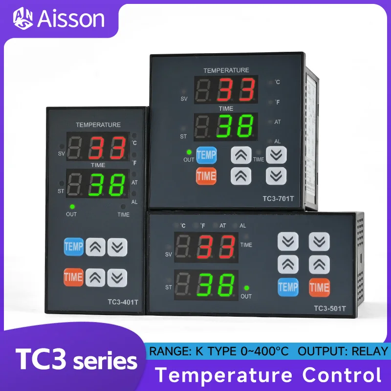 TC3-401T-PID-Temperature-Controller-Timer-Thermometer-Integration ...