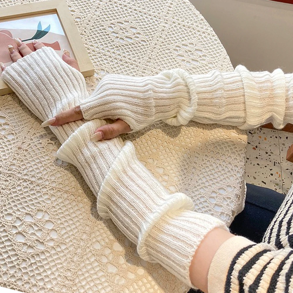 Y2K-Fingerless-Mittens-Women-Knitted-Gloves-Cosplay-Anime-Gloves-Winter ...