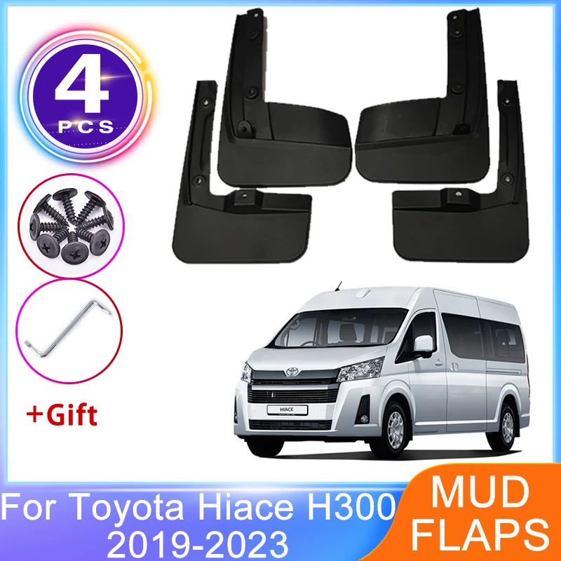4pcs Car Mudguards For Toyota Hiace H300 Granace 2019~2023 Front Rear ...