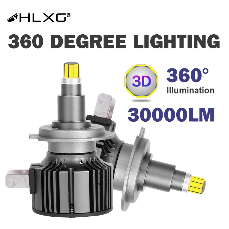 HLXG-360-Turbo-H7-LED-canbus-100W-9012-H8-h11-9005-9006-HB3-HB4-LED ...