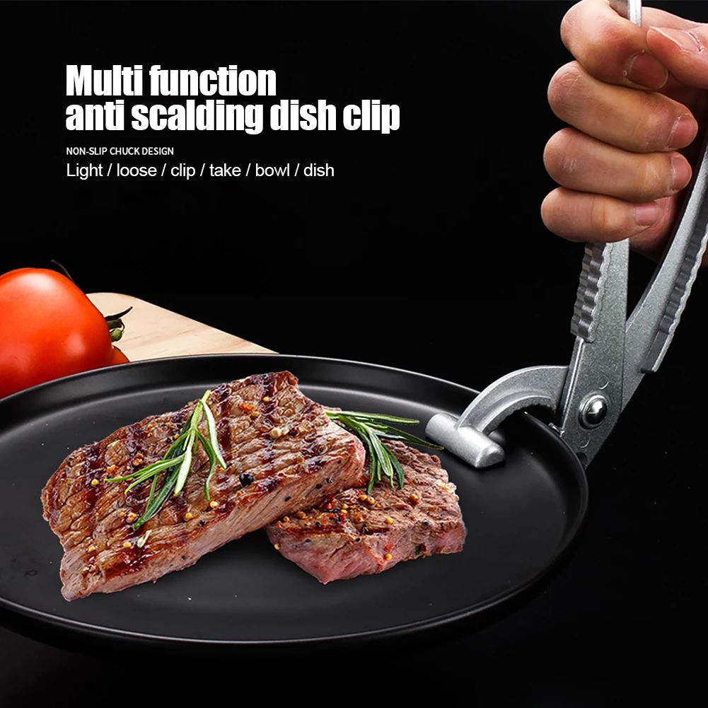 Kitchen-Portable-Dish-Plate-Lifter-Tool-Non-Slip-Tongs-Restaurants-Anti ...
