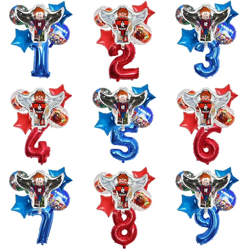 Roblox-Juego-de-globos-con-n-mero-para-ni-os-suministros-de-decoraci-n ...