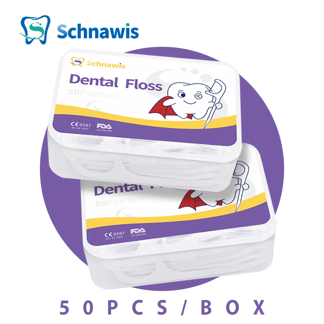 50-M-rollo-de-hilo-Dental-carrete-incorporado-cera-nailon-PTFE-macromol ...