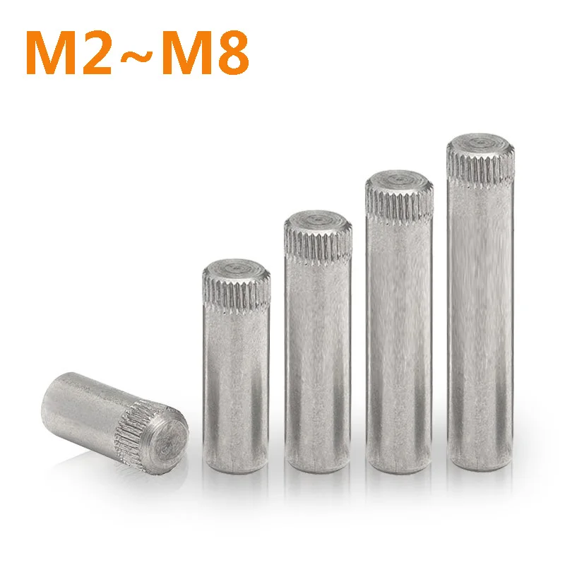Knurled-Pin-10-20pcs-304-Stainless-Steel-Knurled-Pin-Cylindrical-Pin ...