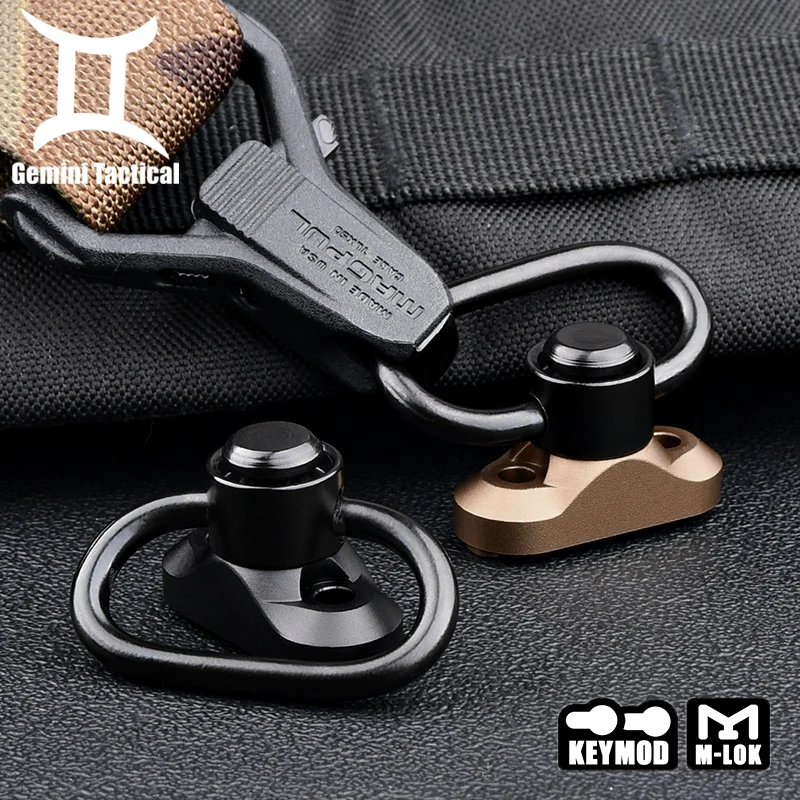 Tactical-QD-Sling-Swivel-Stud-Mount-Wadsn-Quick-Detach-Release-Rotation ...