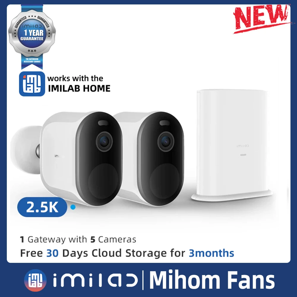 IMILAB EC4 Outdoor Wifi Câmera Solar IP 4MP HD Segurança Proteção Smart ...