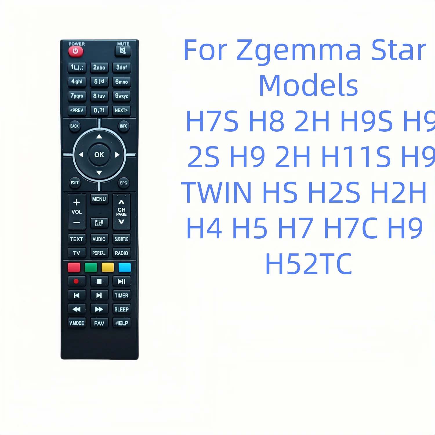 Remote Control New For Zgemma Satellite Receiver H52TC HS H2S H2H H5 H5 ...