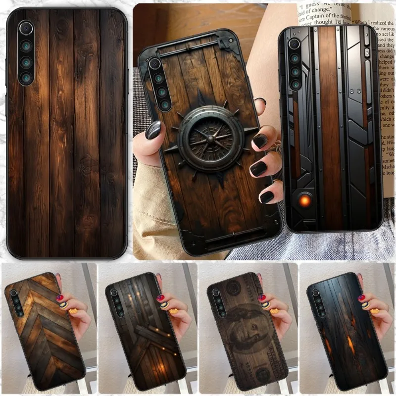 Wood-Texture-Smart-Cell-Phone-Case-for-Xiaomi-Redmi-Note-12-11-10-9T-8 ...