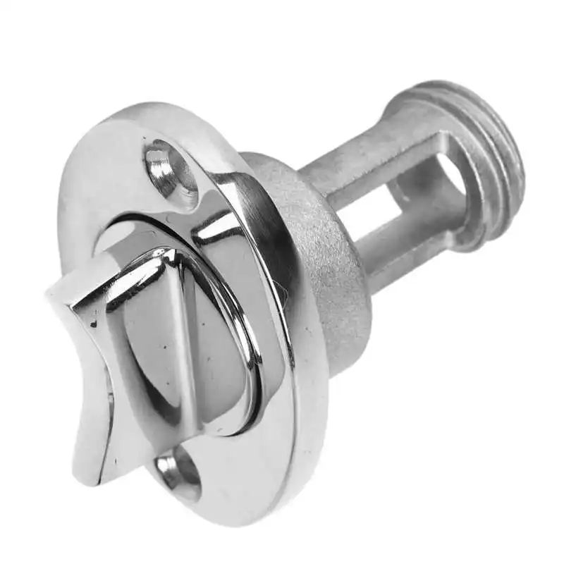 Marine-Drain-Plug-1in-Stainless-Steel-Screw-Type-Boat-Drain-Valve-with ...