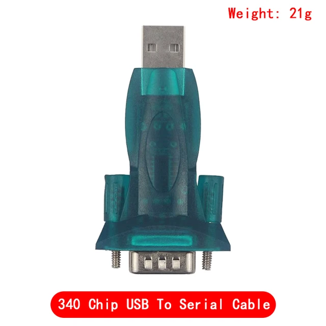 New HL-340 USB to RS232 COM Port Serial PDA 9 pin DB9 Cable Adapter ...