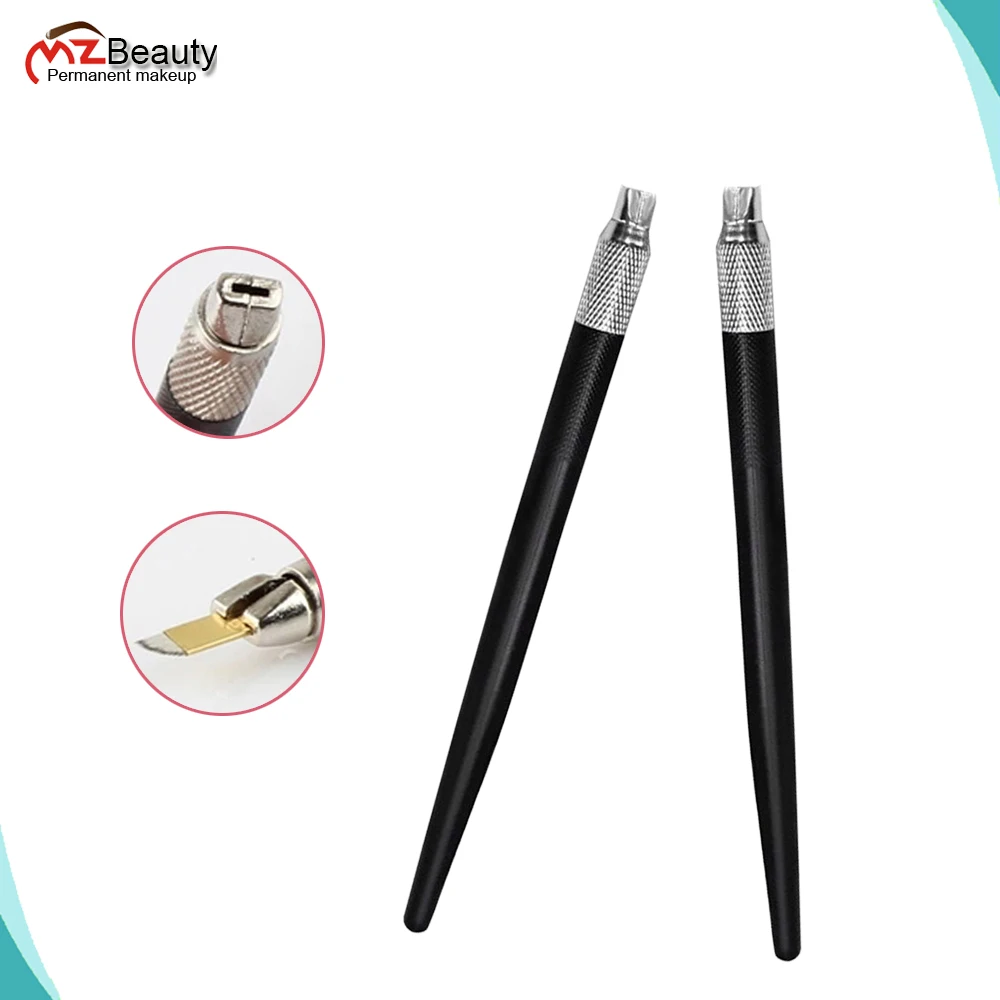 Microblading Pen One Open Black Handtool Manual Tattoo Needles Blades ...