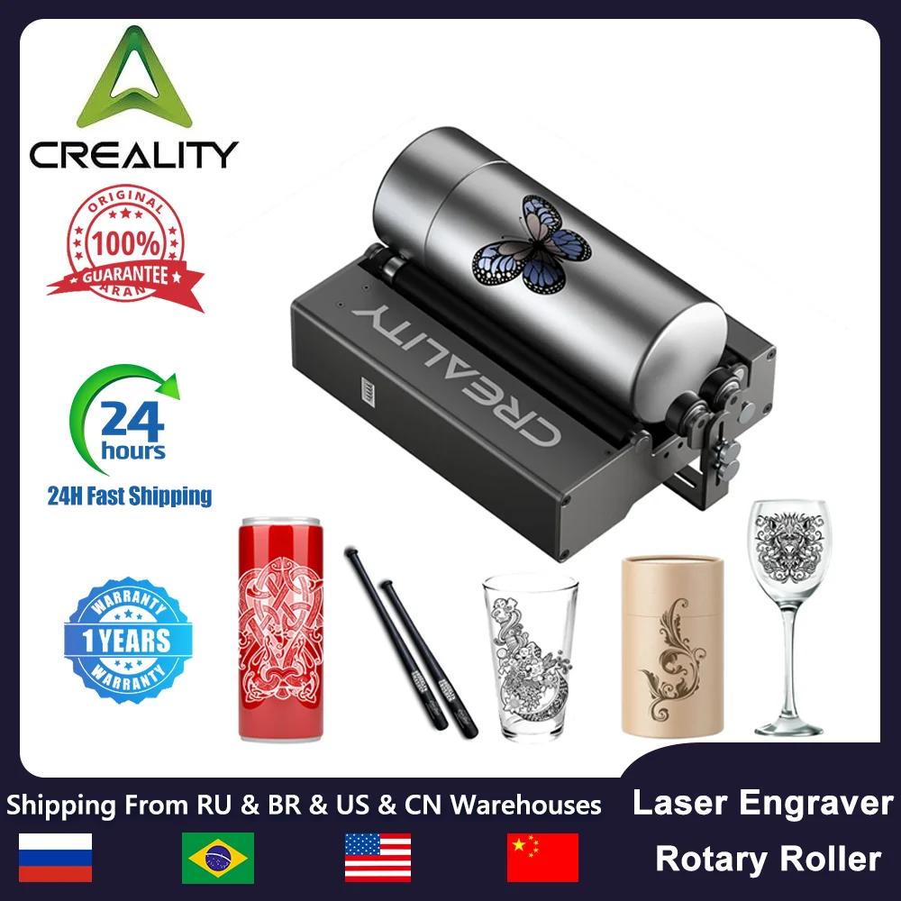 CREALITY-Laser-Rotary-Roller-Laser-Engraver-Y-axis-Roller-360-Rotating ...