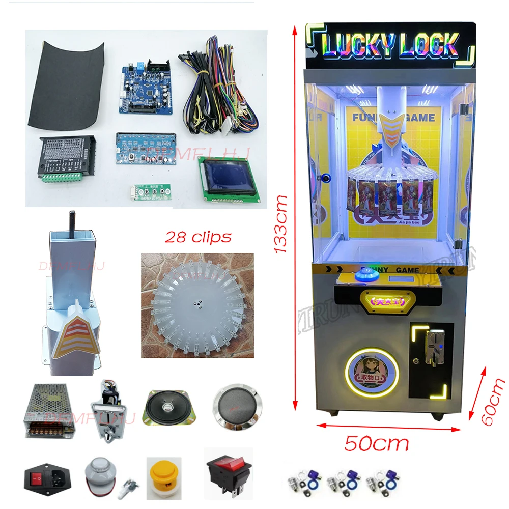 Quality-clip-prize-gift-claw-machine-game-vending-coin-operated-crane ...
