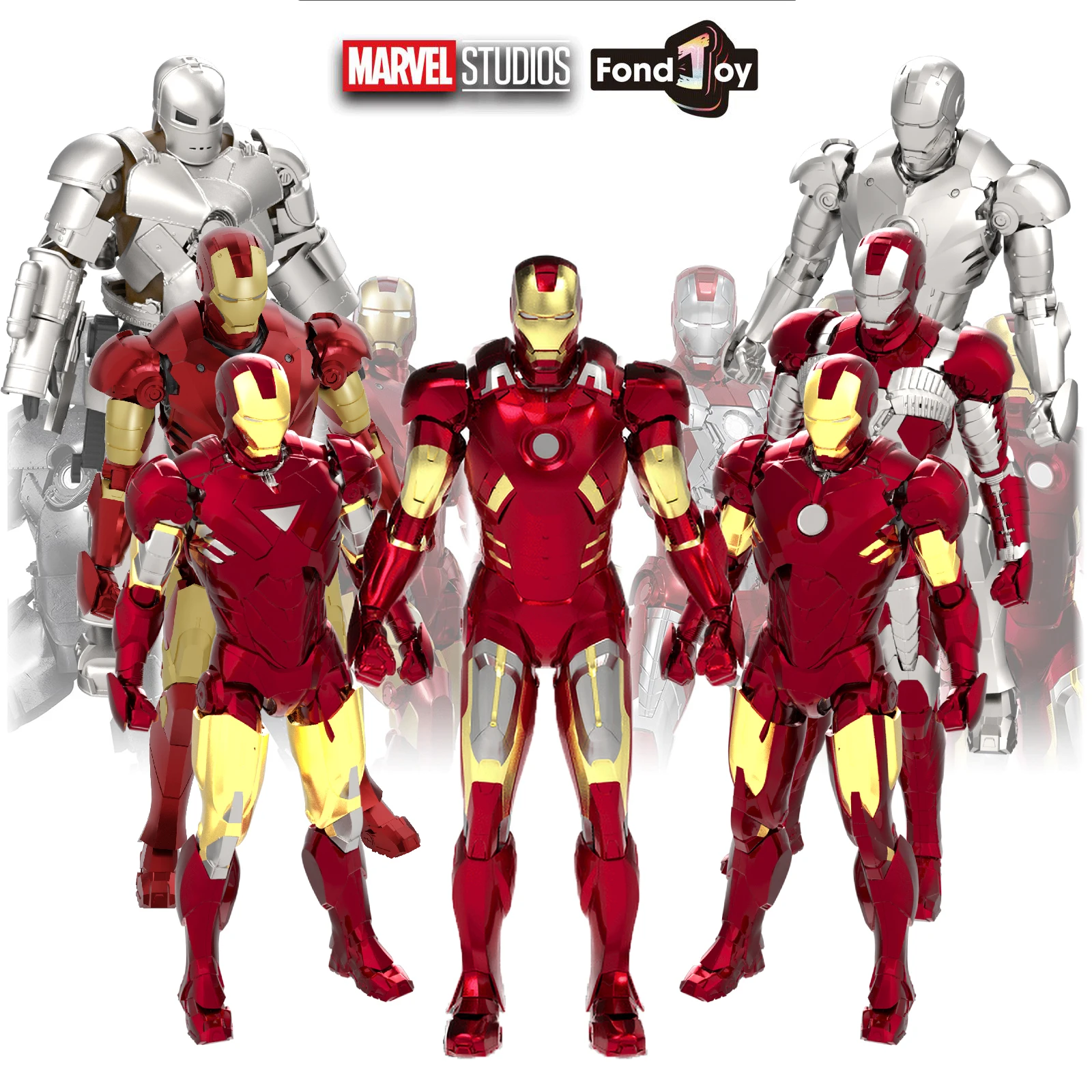 Fondjoy-Original-Iron-Man-MK1-MK2-MK3-MK4-MK5-MK6-MK7-War-Machine ...