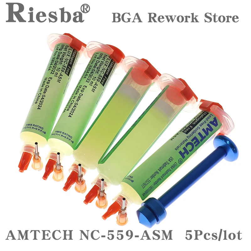 5pcs-lot-100-AMTECH-NC-559-ASM-flux-cleaning-free-low-smoke-BGA ...