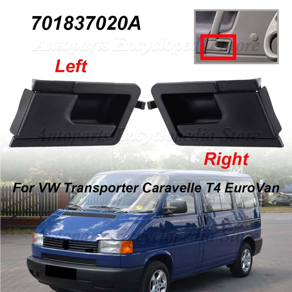 For VW Transporter Caravelle T4 EuroVan 701837020A Black Left/Right Car ...