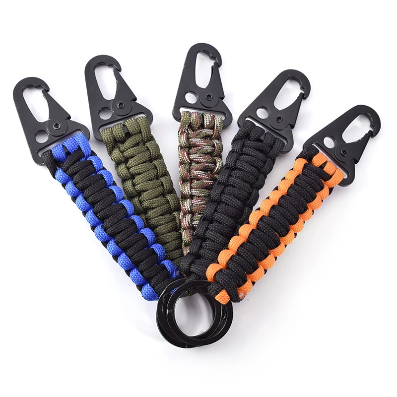 1PC-Outdoor-Umbrella-Rope-Corkscrew-Car-Keychain-Climb-Keychain ...