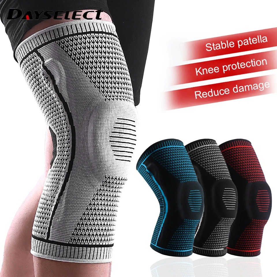 Rodillera-completa-de-silicona-para-hombre-y-mujer-rodillera-con-correa ...
