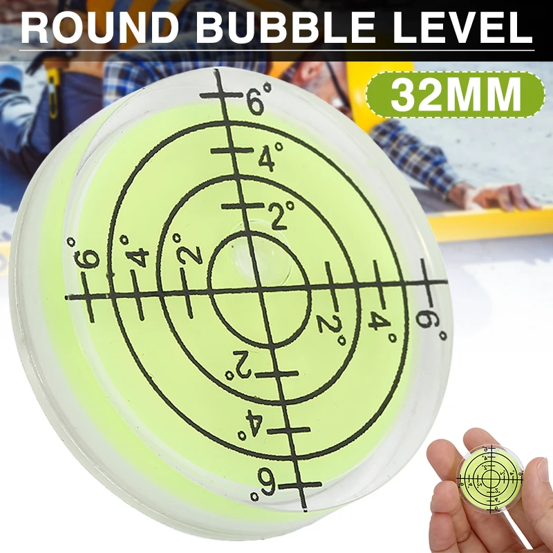 1pc 32x7mm Horizontal Bubble Level High Precision Environmental Bulls ...