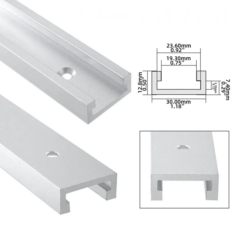 Liga-de-alum-nio-T-track-Slot-Miter-Track-Jig-Fixture-T-Slot ...