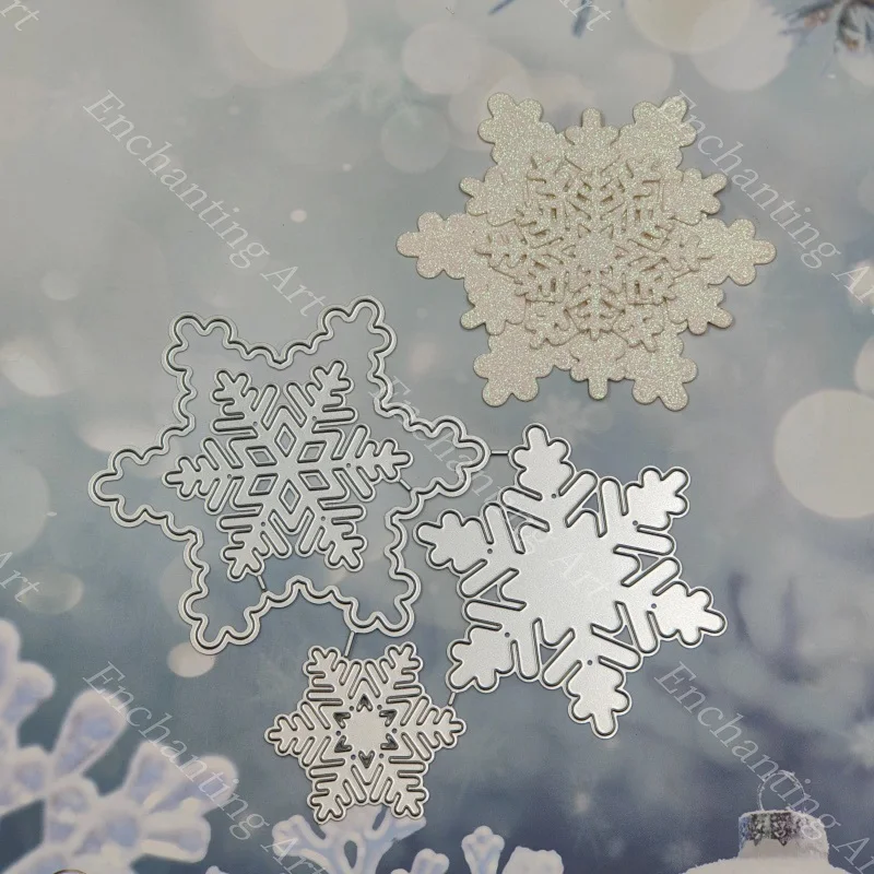 Layers-Of-Snowflakes-Metal-Cutting-Dies-2023-New-Stencils-for ...